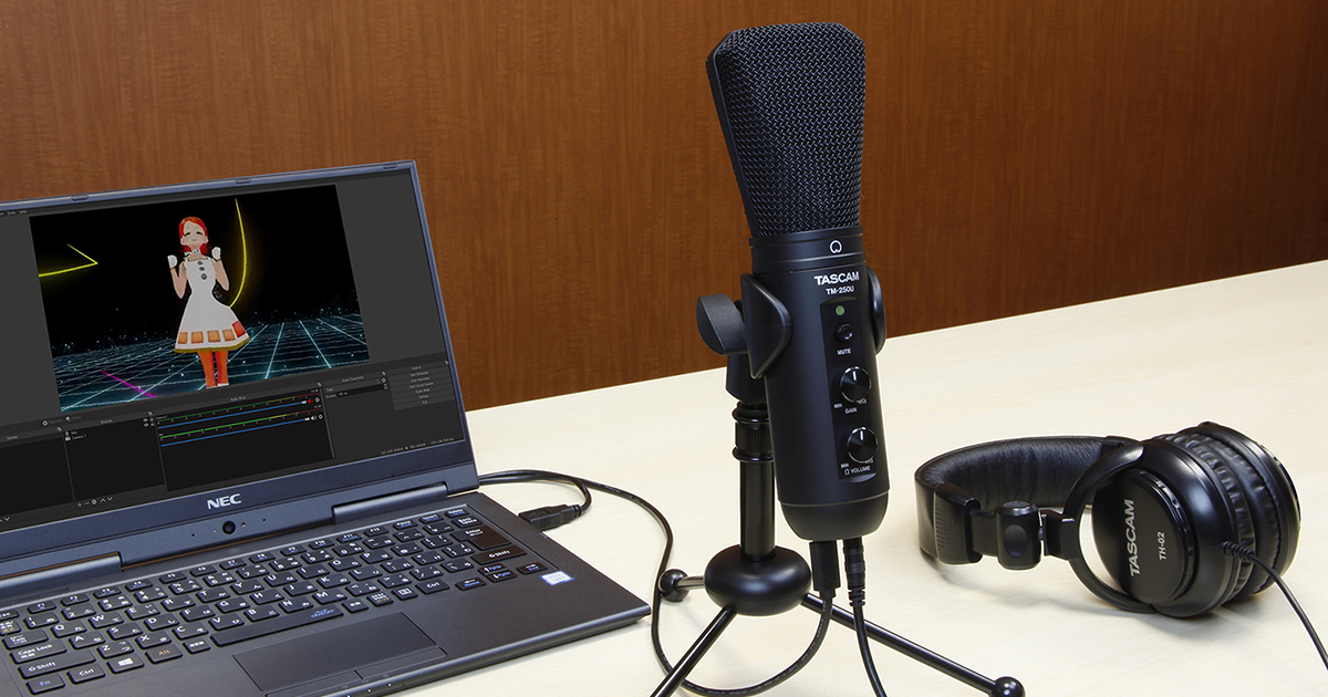 TASCAM Introduces the TM-250U USB Condenser Microphone for Computer ...